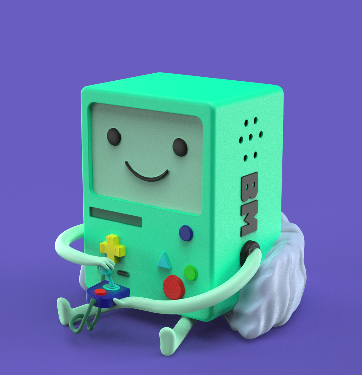 👾 BMO /Hora de aventura /Adventure Time・Archivo STL para Impresión 3D・Cults