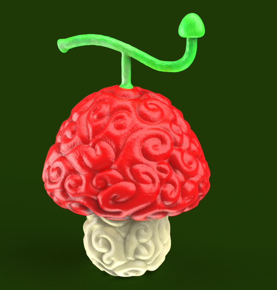 🦸 ONE PIECE, FRUTA HITO HITO / THE HITO HITO FRUIT・ STL File for ・Cults