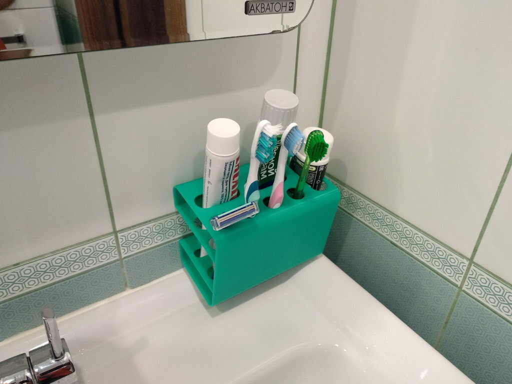 Free STL file Toothbrushes & Toothpastes Holder 🪥 ・Object to download ...