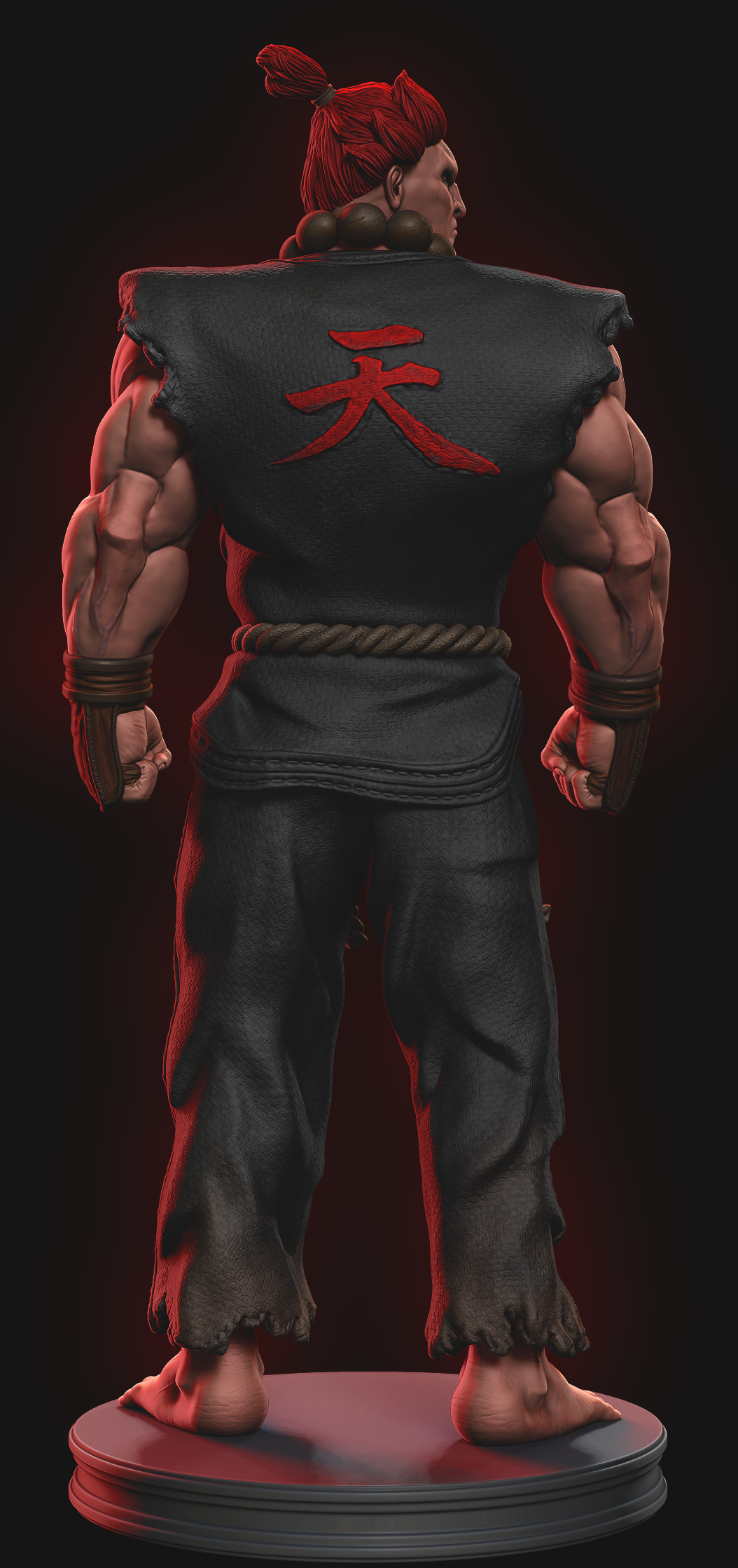 👫 Street Fighter Akuma 3D Stl・Archivo 3D para ・Cults