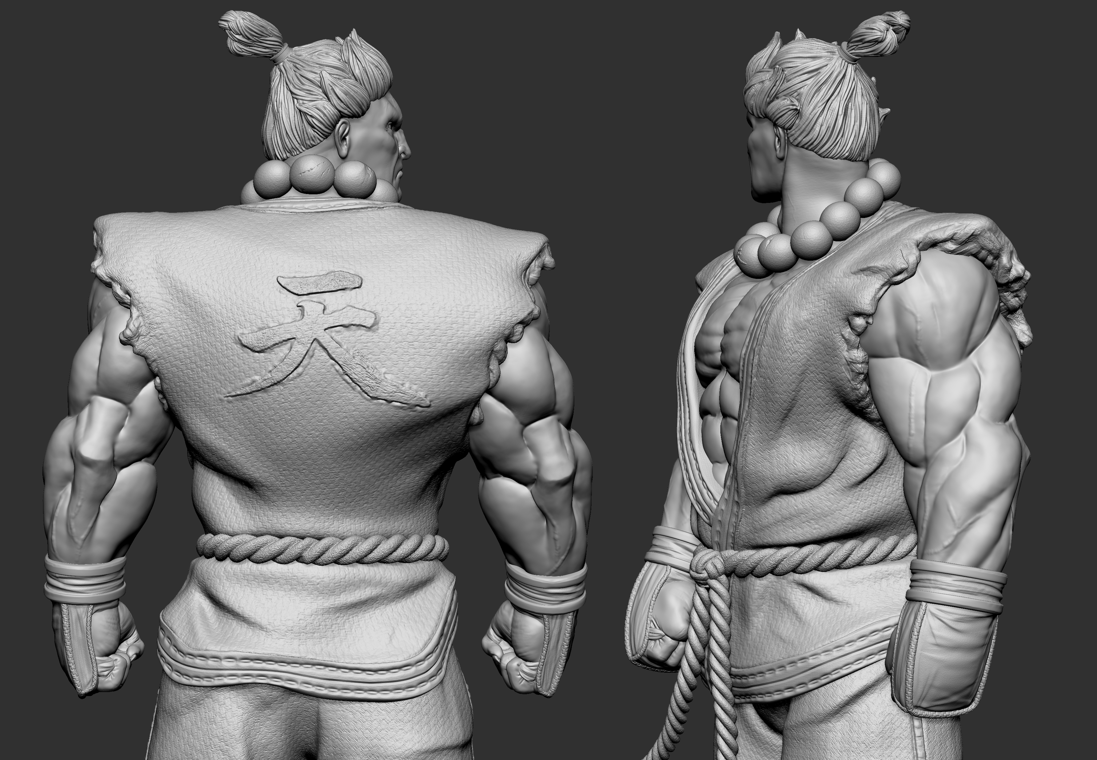 👫 Street Fighter Akuma 3D Stl・Archivo 3D para ・Cults