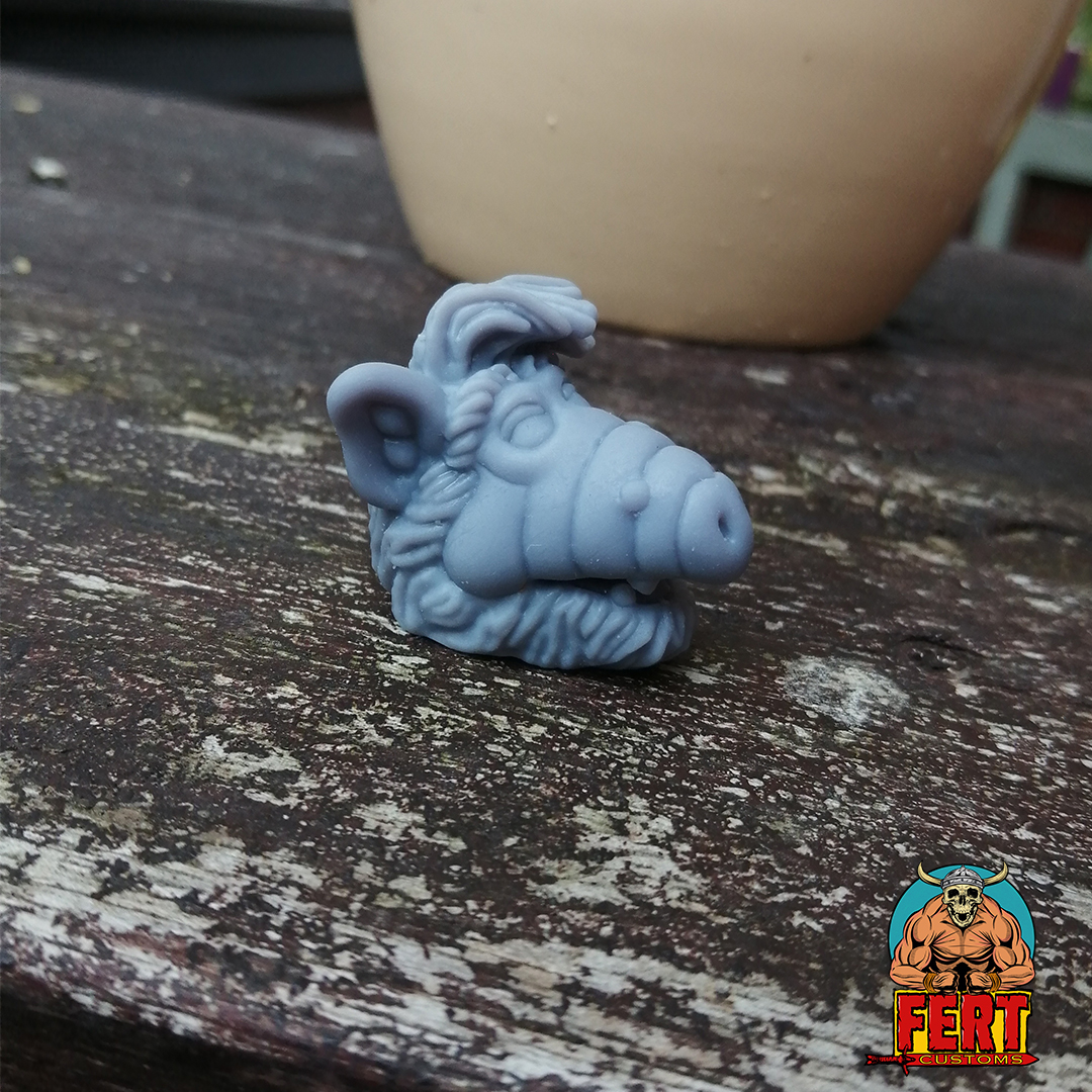 👽 Alf custom head motu origins / classics・ STL File for ・Cults