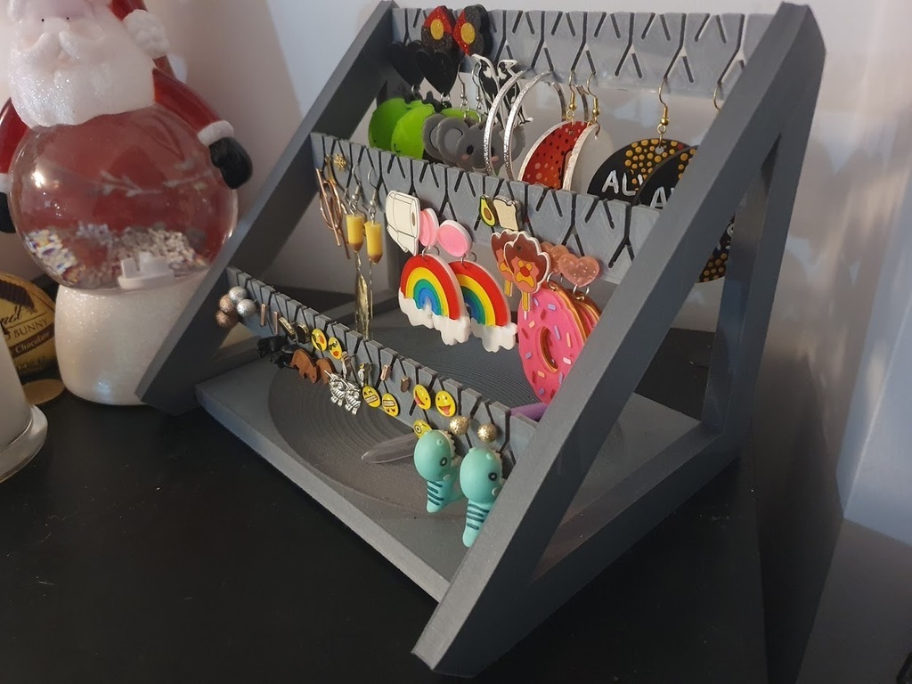💍 Earring Rack・Free 3D File for ・Cults
