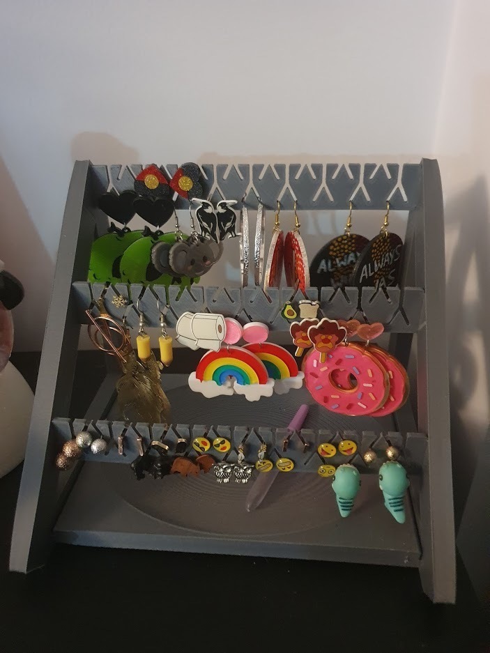 💍 Earring Rack・Free 3D File for ・Cults