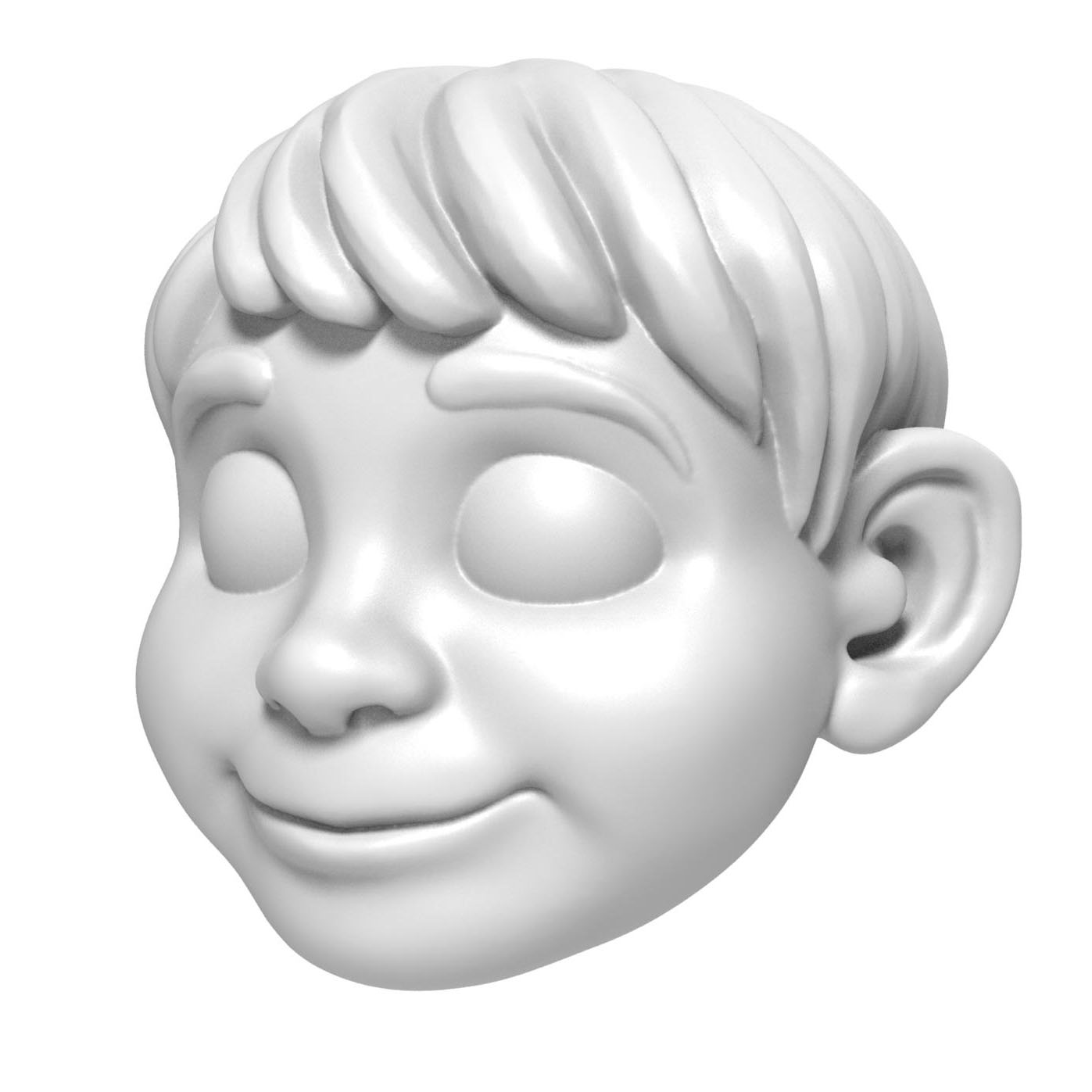 3D file Coco – head (for doll, marionette, puppet) 👦 ・3D print design ...