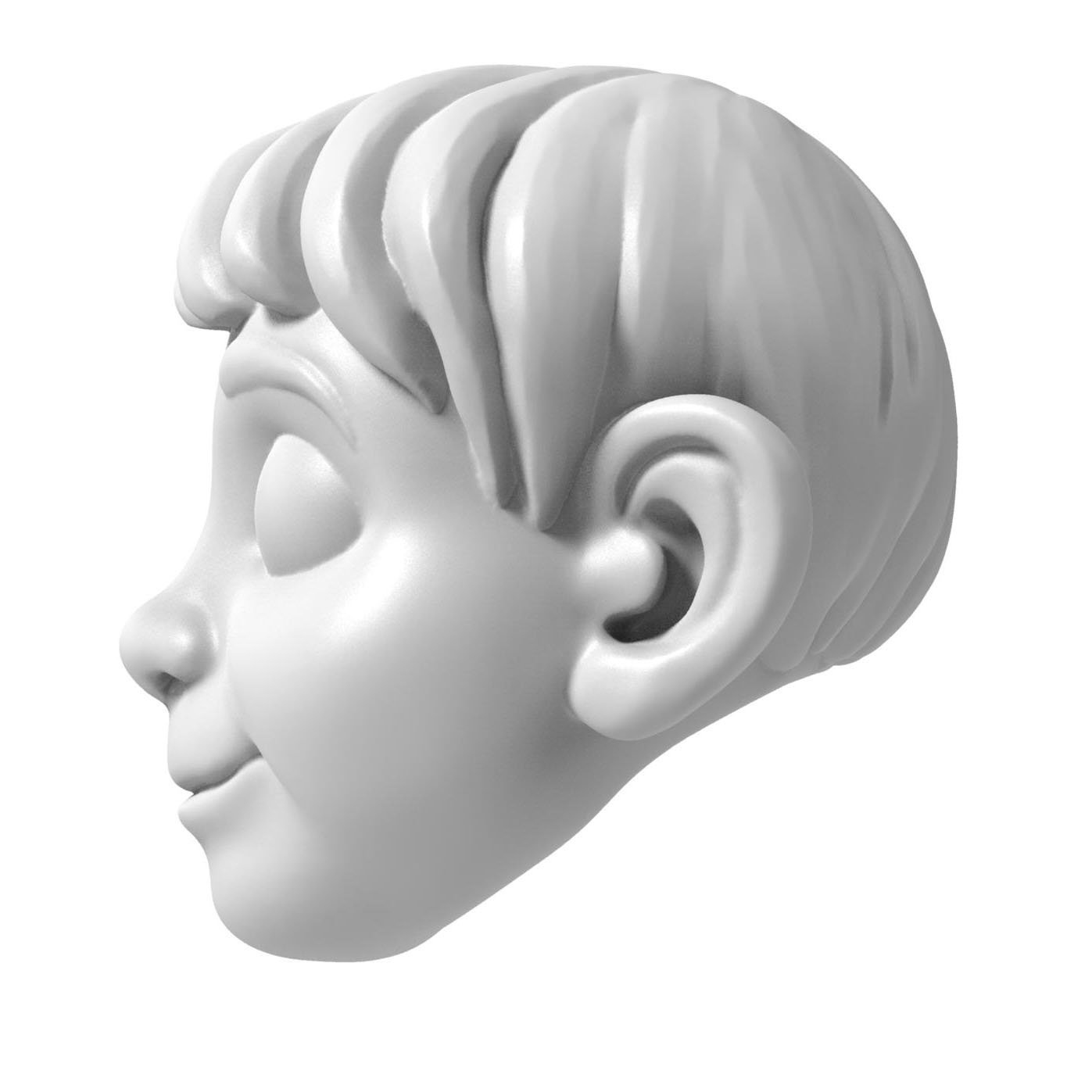 3D file Coco – head (for doll, marionette, puppet) 👦 ・3D print design ...