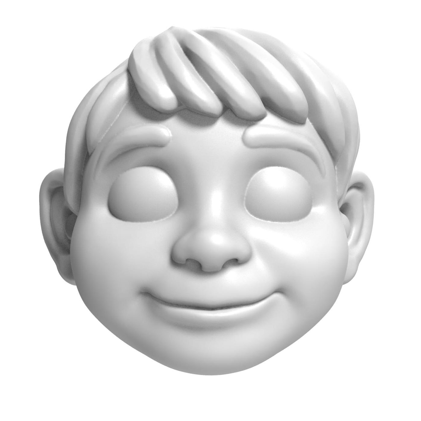 3D file Coco – head (for doll, marionette, puppet) 👦 ・3D print design ...