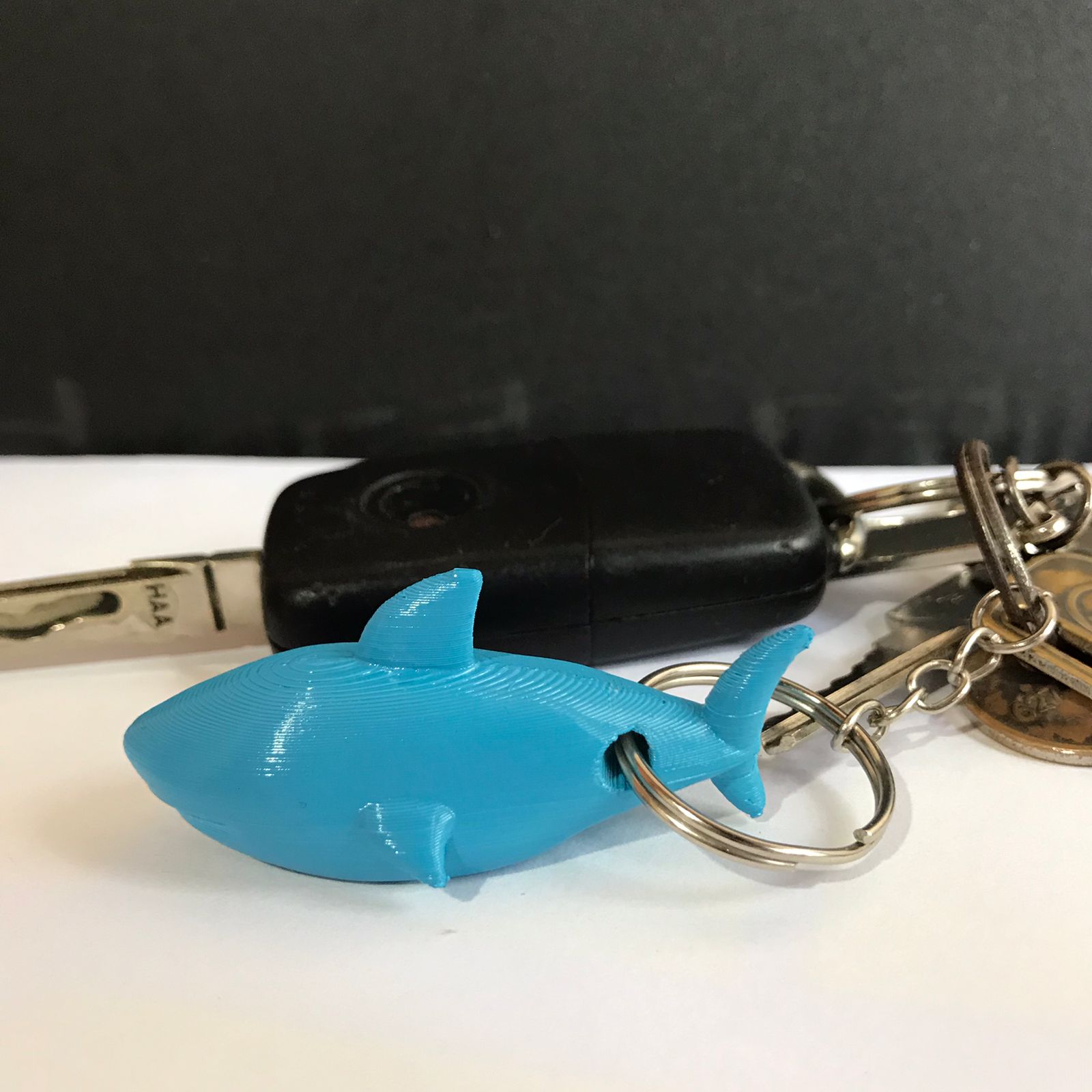 STL file shark key chain 🦈 ・3D printable model to download・Cults