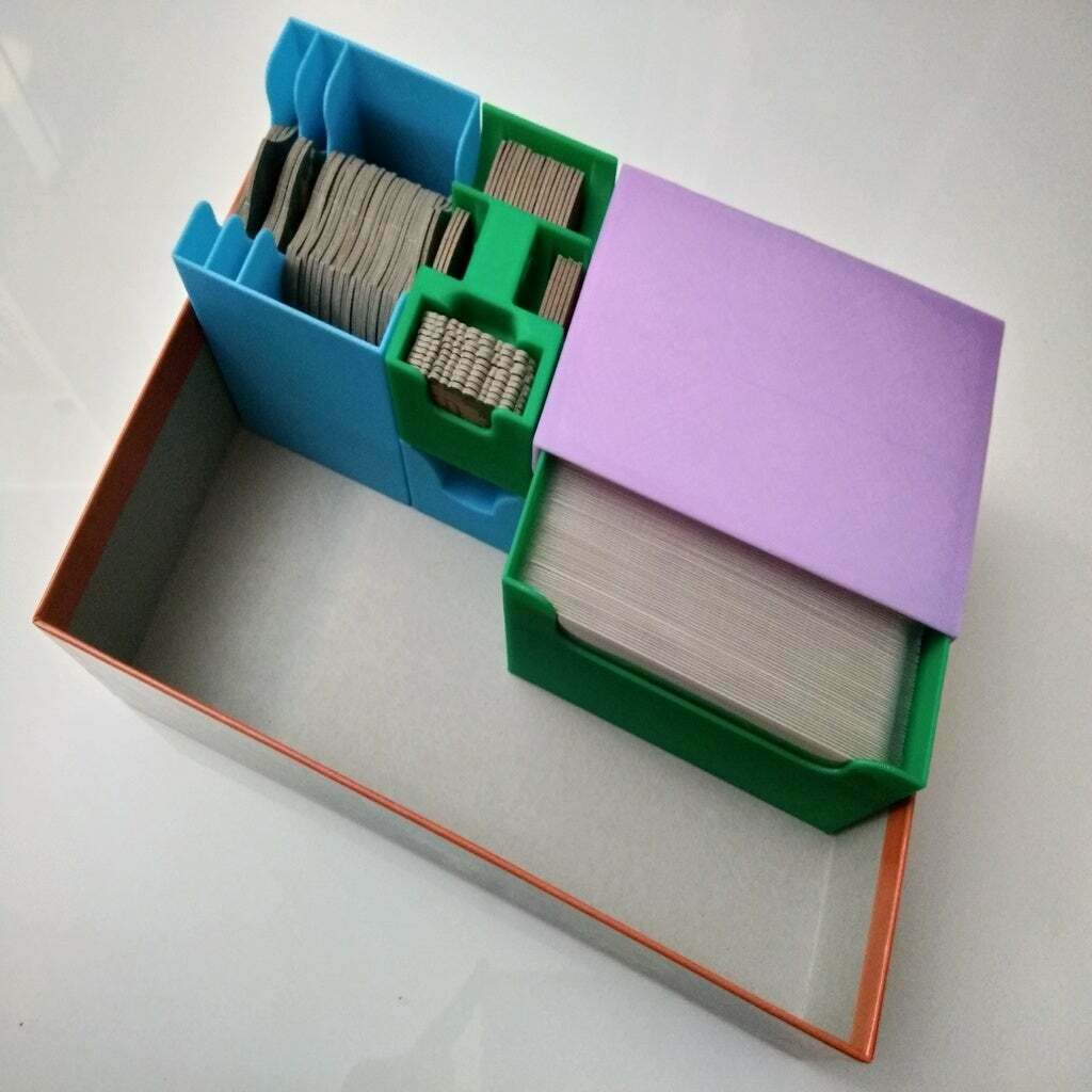 STL file Century trilogy insert (sleeved cards) 🃏 ・3D printer model to ...