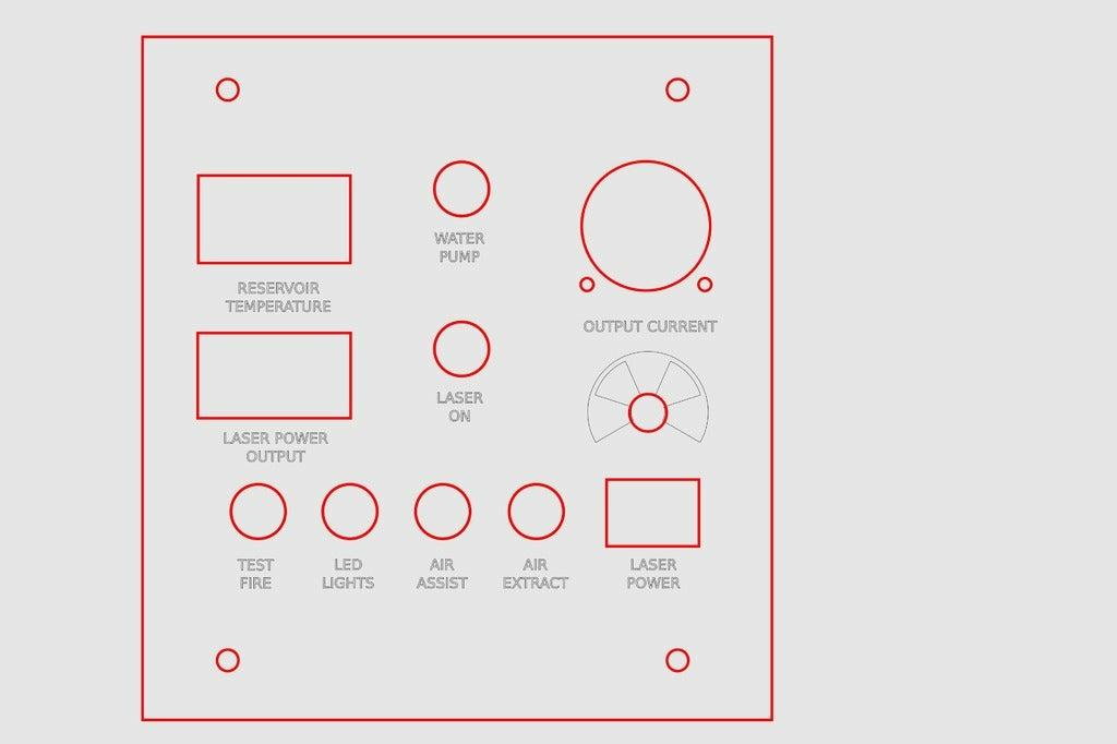 Free STL file K40 update your control panel. 🎛️ (SVG)・Object to ...