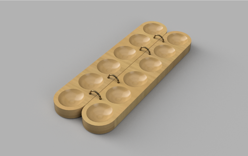 Fichier STL gratuit Awalé 🎲 ・Modèle imprimable en 3D à télécharger・Cults