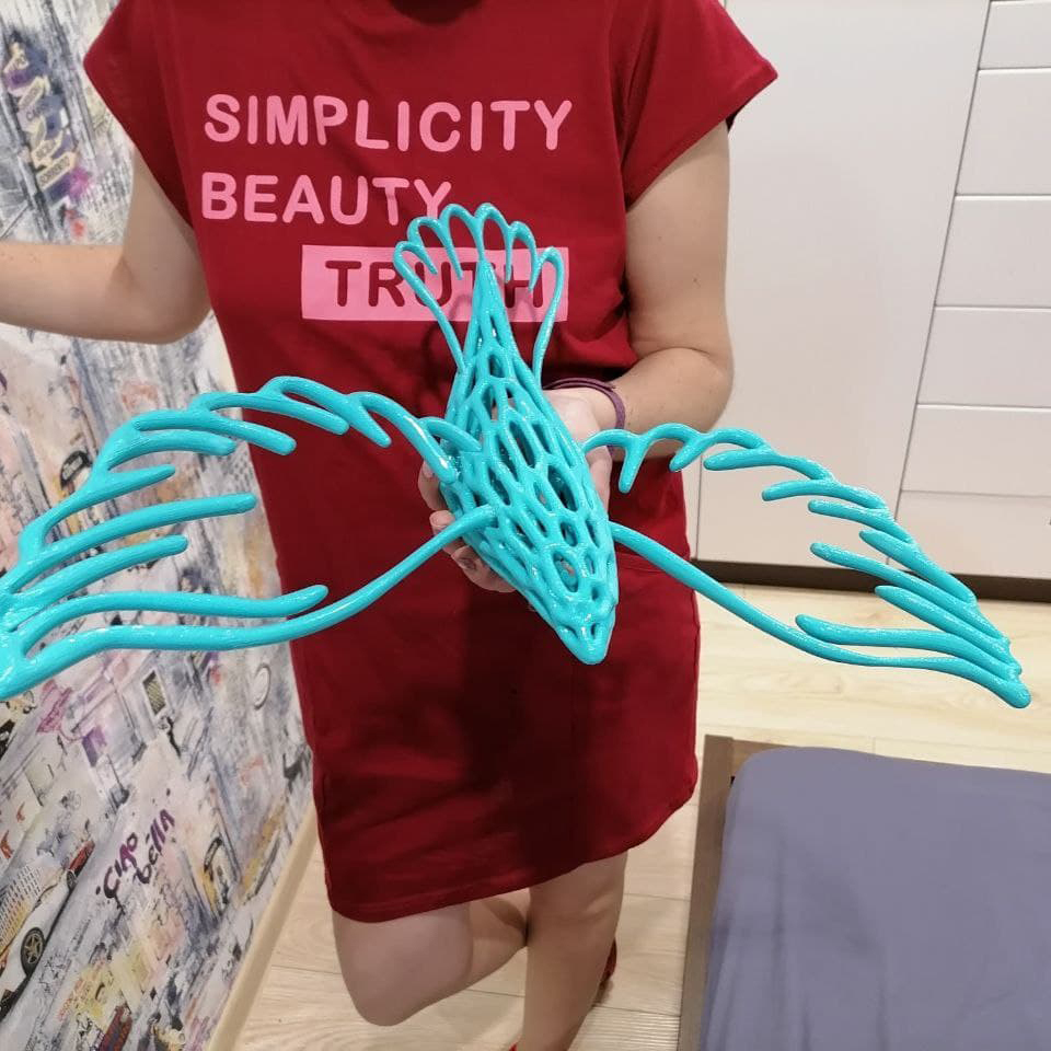 STL file Soaring bird (printed!) 🐦 ・3D print design to download・Cults