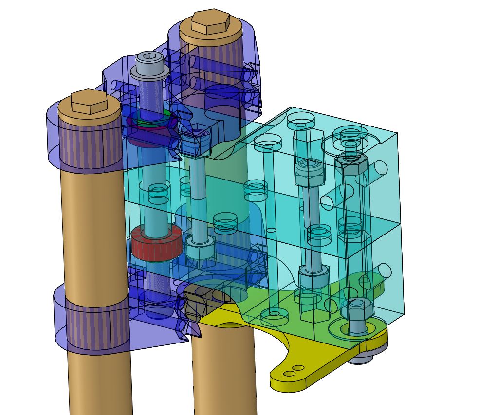 STL file Direct pivot steering ARX 540/X-RIDER/REELY 🏍️ ・Model to ...