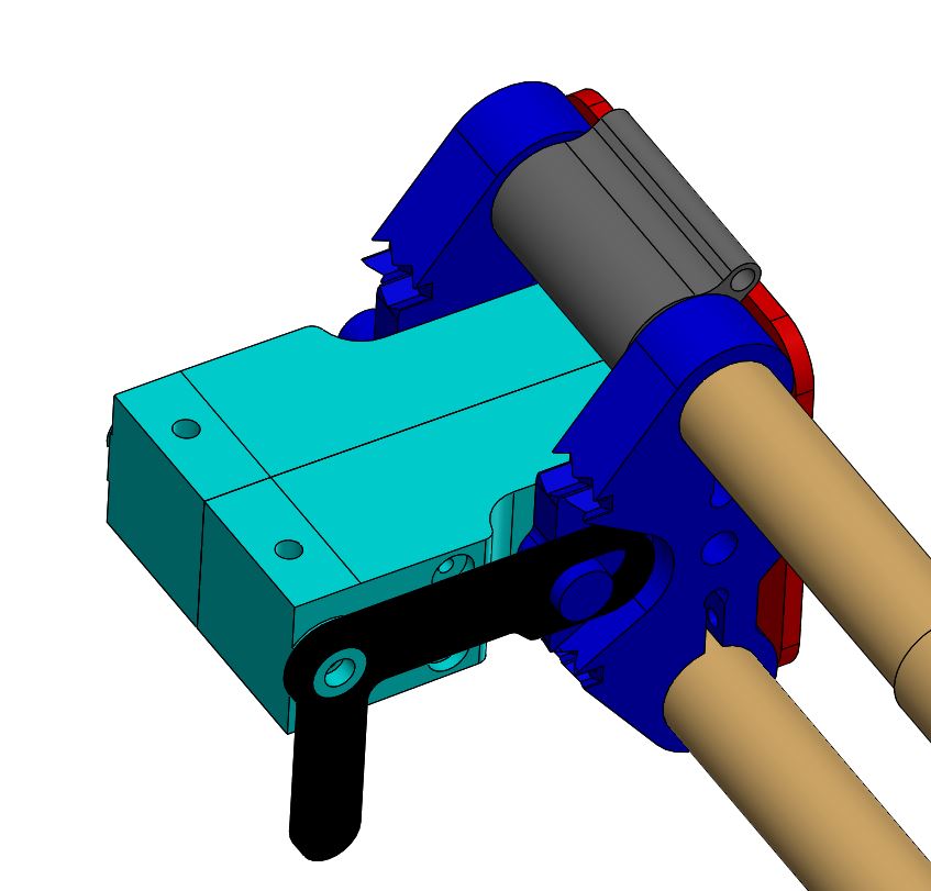 STL file Direct pivot steering ARX 540/X-RIDER/REELY 🏍️ ・Model to ...