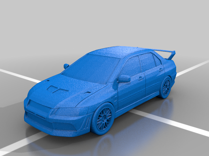 Free Stl File Mitsubishi Lancer Evolution Vii đ ă»3d Print Object To