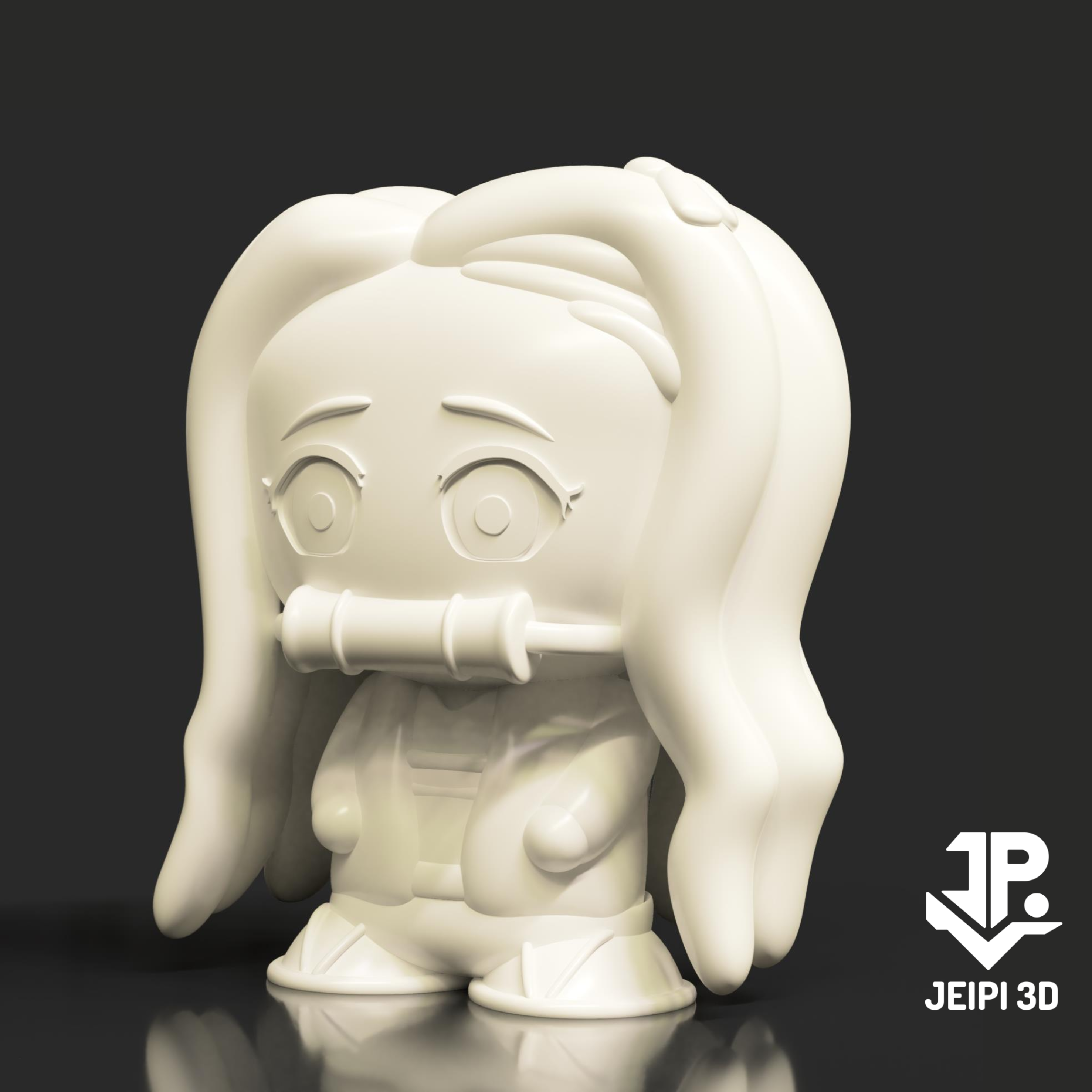 STL file NEZUKO KAMADO_ DEMON SLAYER_ KIMETSU NO YAIBA_DEMON SLAYER 👗 ...