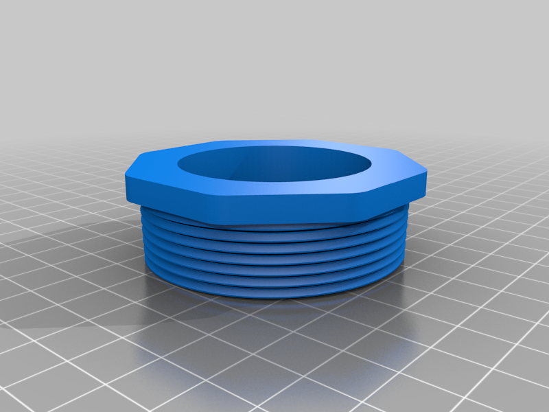 Free 3D file 2" NPT oil plug/cap for ultrasonic sensor 🛢️ ・3D print ...