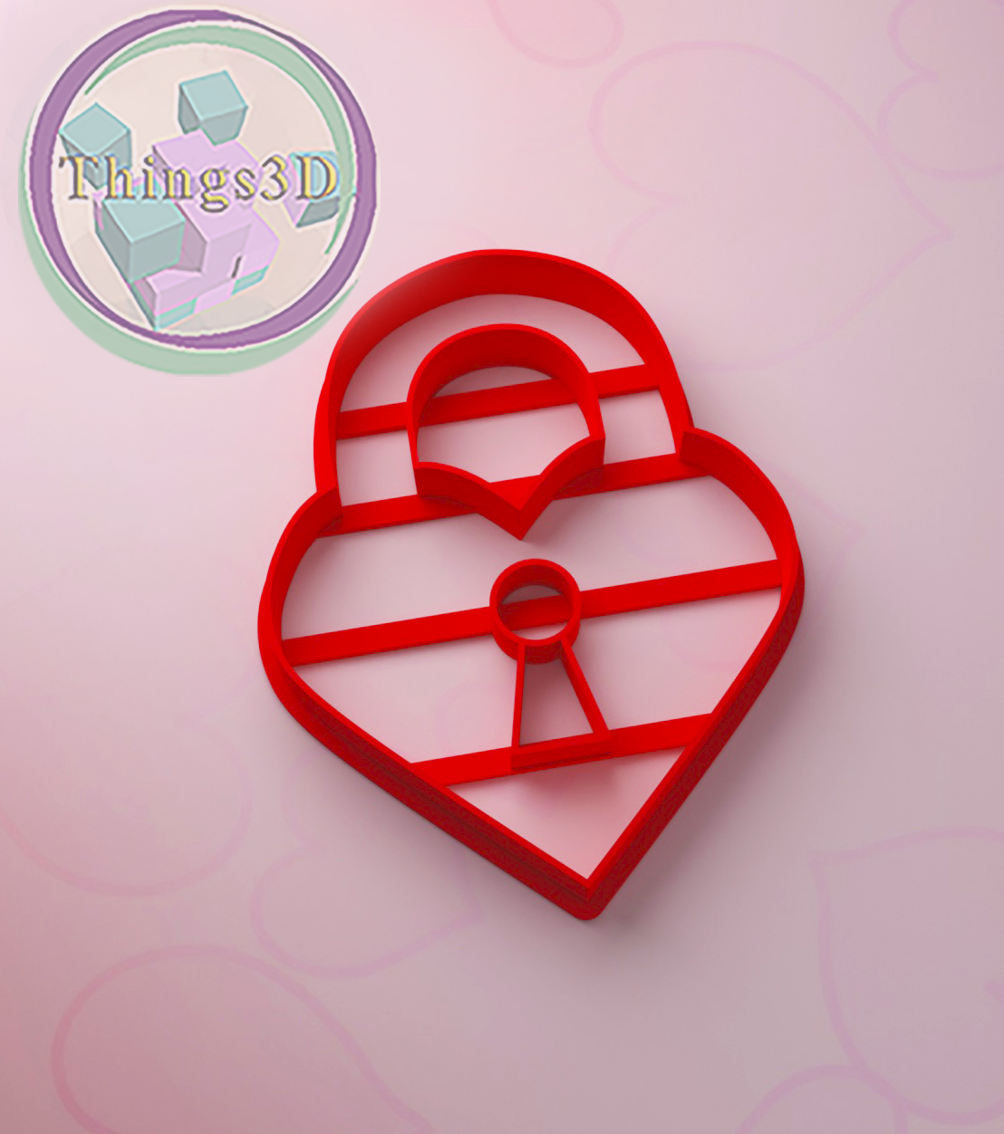 STL file lock cookie cutter 🔒 ・Template to download and 3D print・Cults