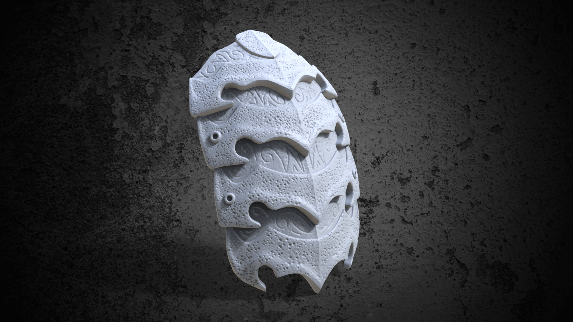 STL file Wolf Predator Shoulder Armour 🐺 ・3D printable model to ...