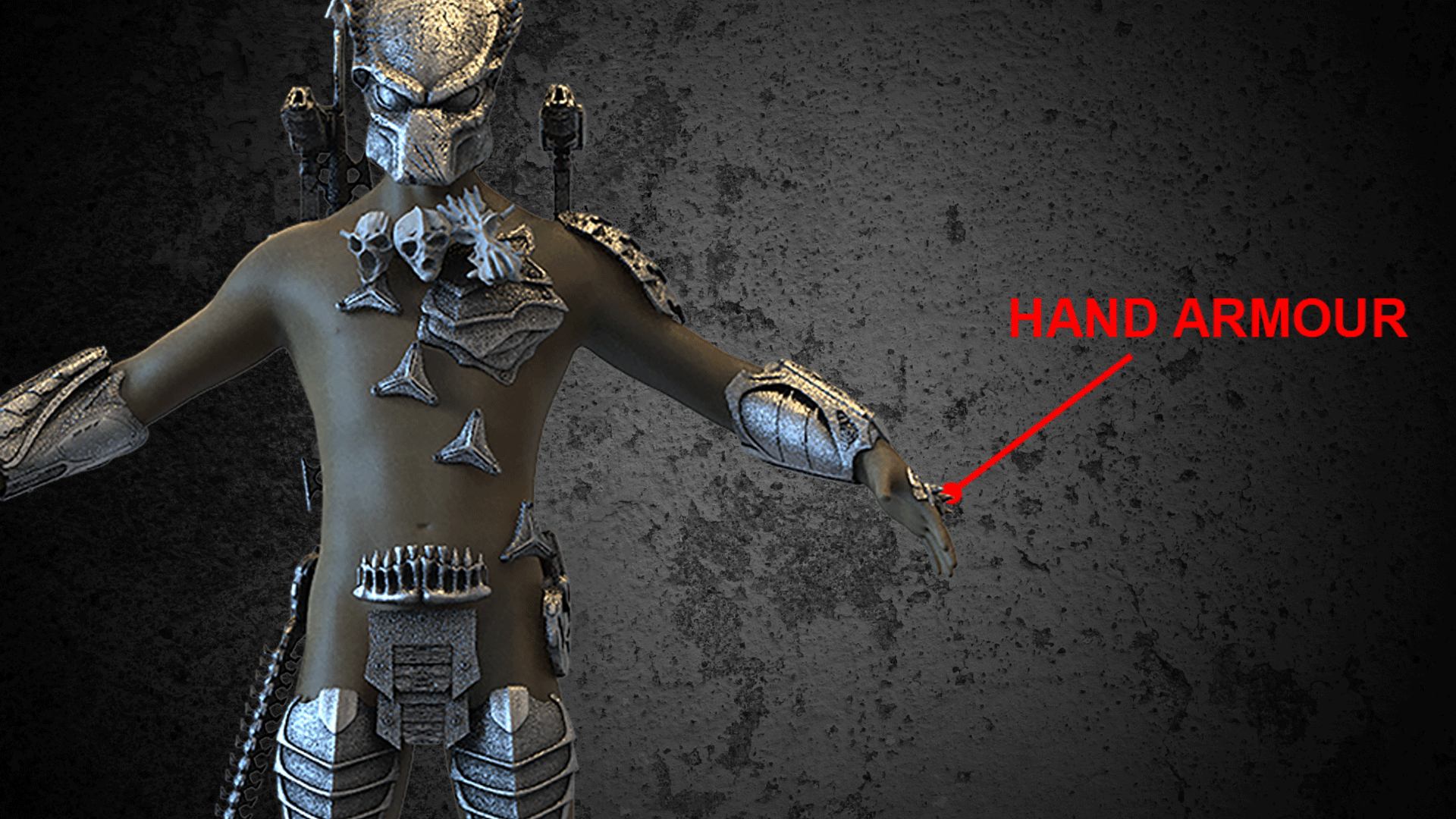 🐺 Wolf Predator Hand Armour・ STL File for 3D printing・Cults