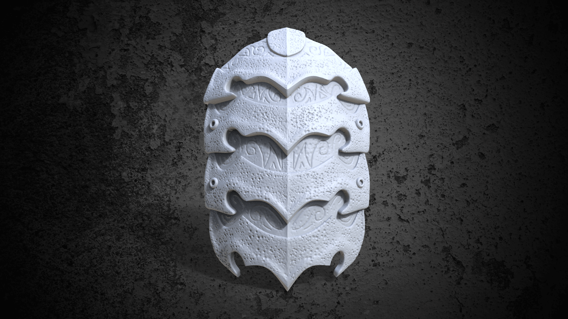 STL file Wolf Predator Shoulder Armour 🐺 ・3D printable model to ...