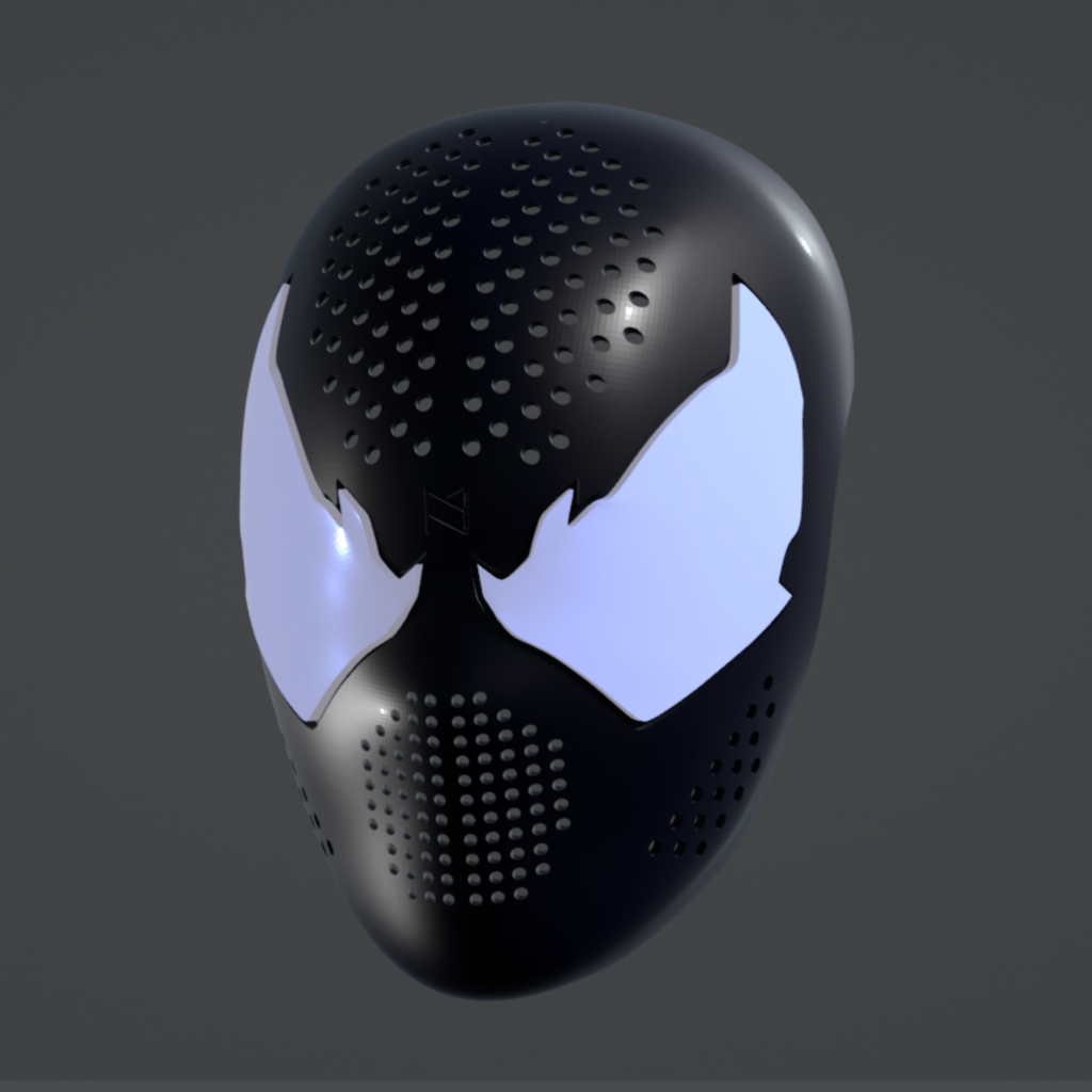 🦸‍♂️ Spiderman PS5 - Venom Symbiote Faceshell Mask・Free STL File for 3D ...