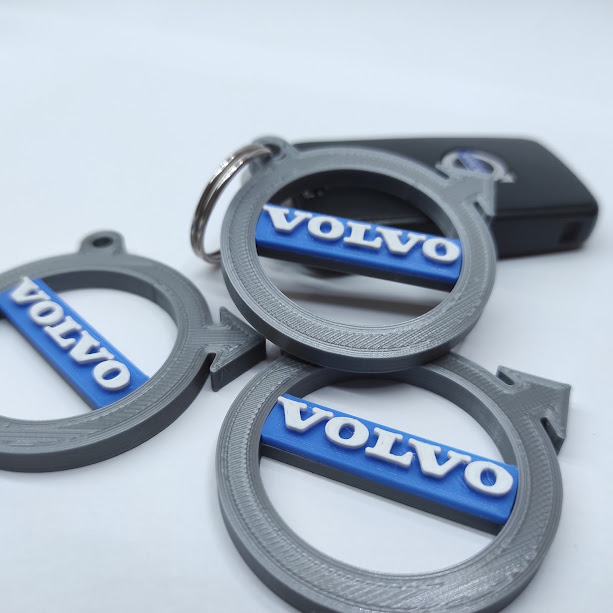 STL file Volvo keychain 🗝️ ・3D printable model to download・Cults