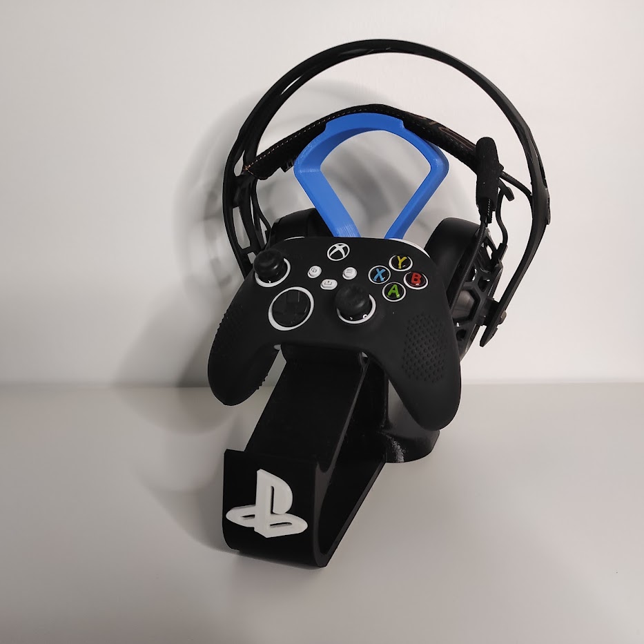 Archivo STL SOPORTE DE MANDO Y AURICULARES PLAYSTATION 🎮・Diseño ...