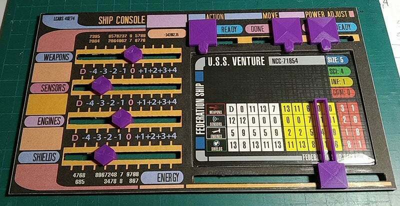 ⭐ Star Trek Fleet Captains, Ship Console LCARS・Free STL File for ・Cults