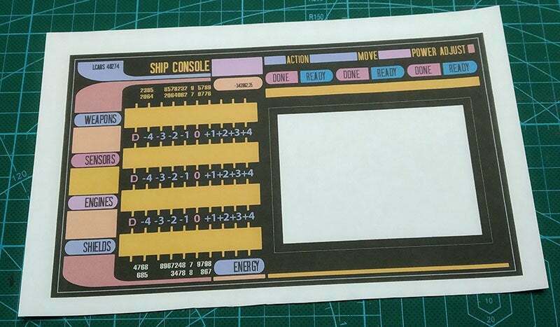 ⭐ Star Trek Fleet Captains, Ship Console LCARS・Free STL File for ・Cults