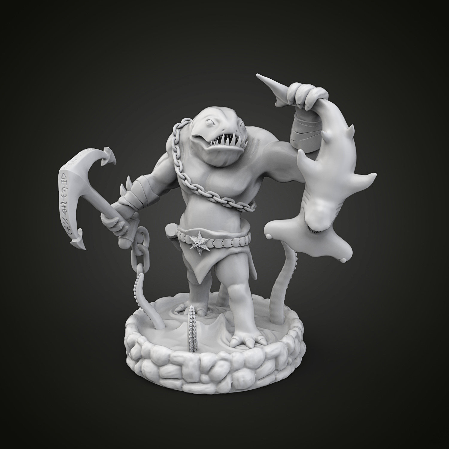 3D file TideHunter 🗿 ・3D print model to download・Cults
