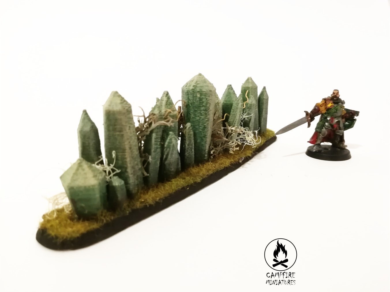 3D printable Crystal Barricade Spell・Cults
