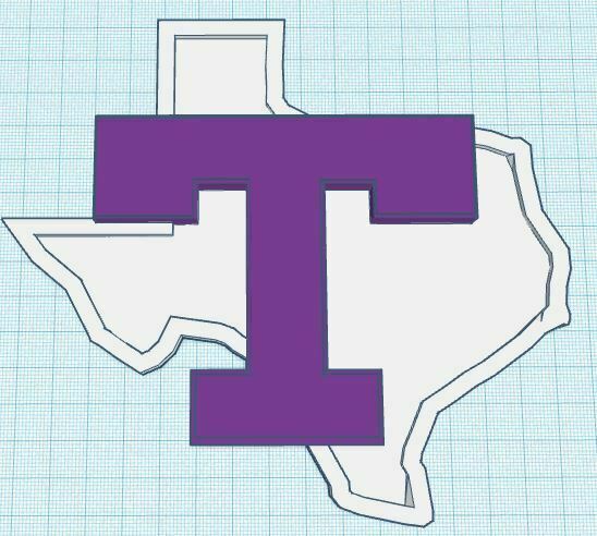🚩 Tarleton State Logo・Free 3D File for ・Cults