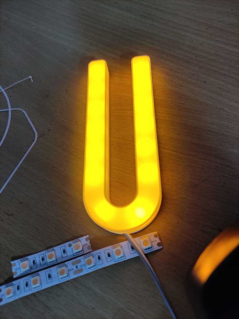 🔦 Neon light 3D printed・Free STL File for ・Cults