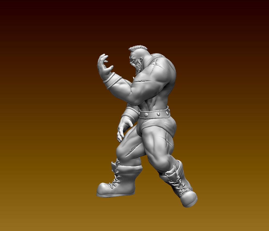 STL file ZANGIEF - STREET FIGHTER - 3D Printer Model 3D print model 🖨️ ...