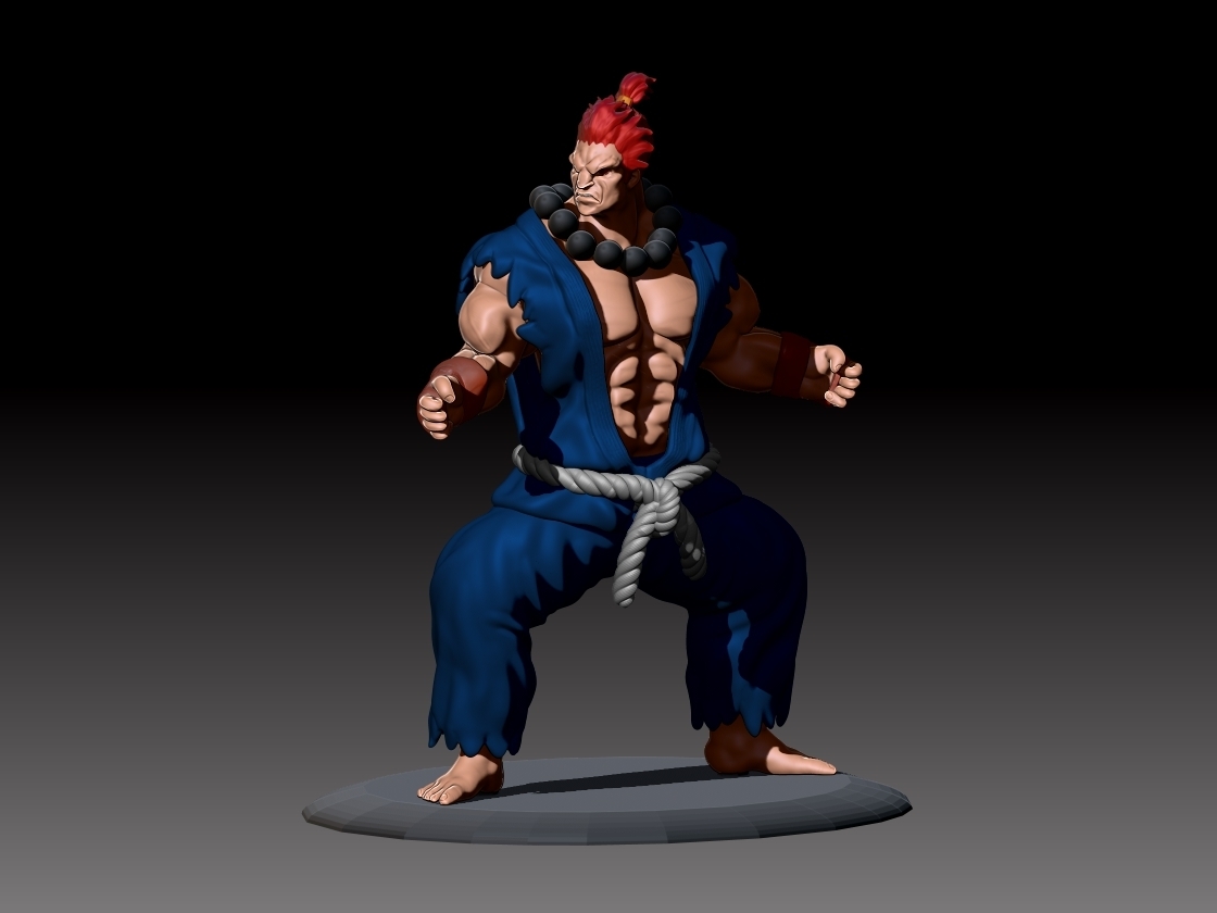 Archivo STL Modelo de impresora 3D AKUMA STREET FIGHTER 🦸 (OBJ)・Diseño ...