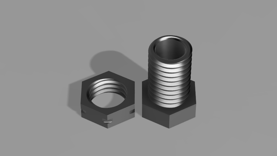 Free STL file bolt & nut LH 🔩 ・3D printing design to download・Cults