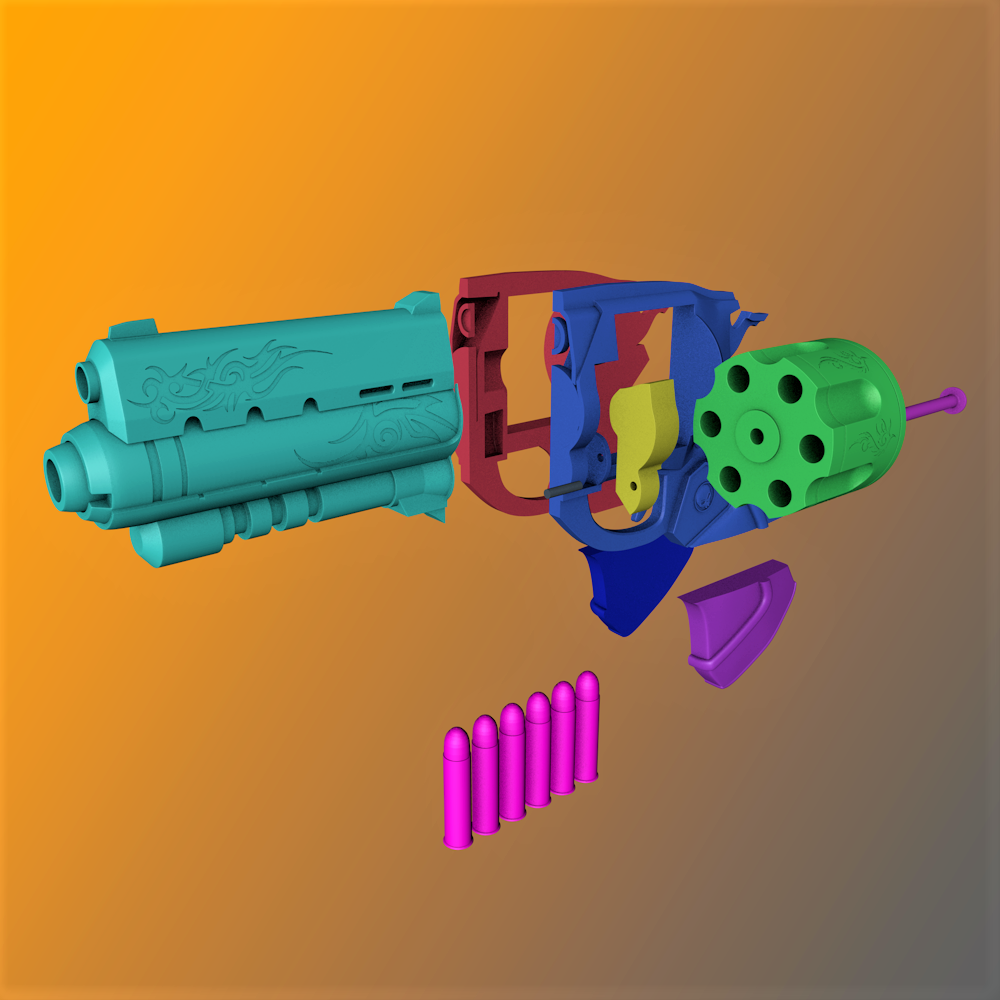 🧸 Revolver Jim Raynor | Starcraft・ 3D File for ・Cults