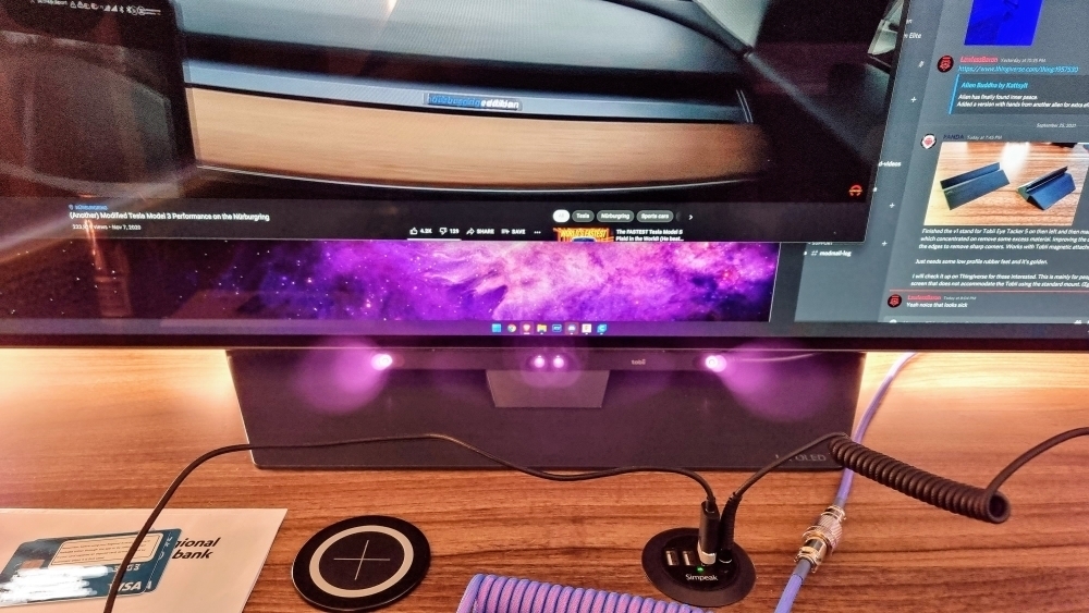 👁️ Tobii Eye Tracker 5 Compact Desk Mount・Free STL File for ・Cults