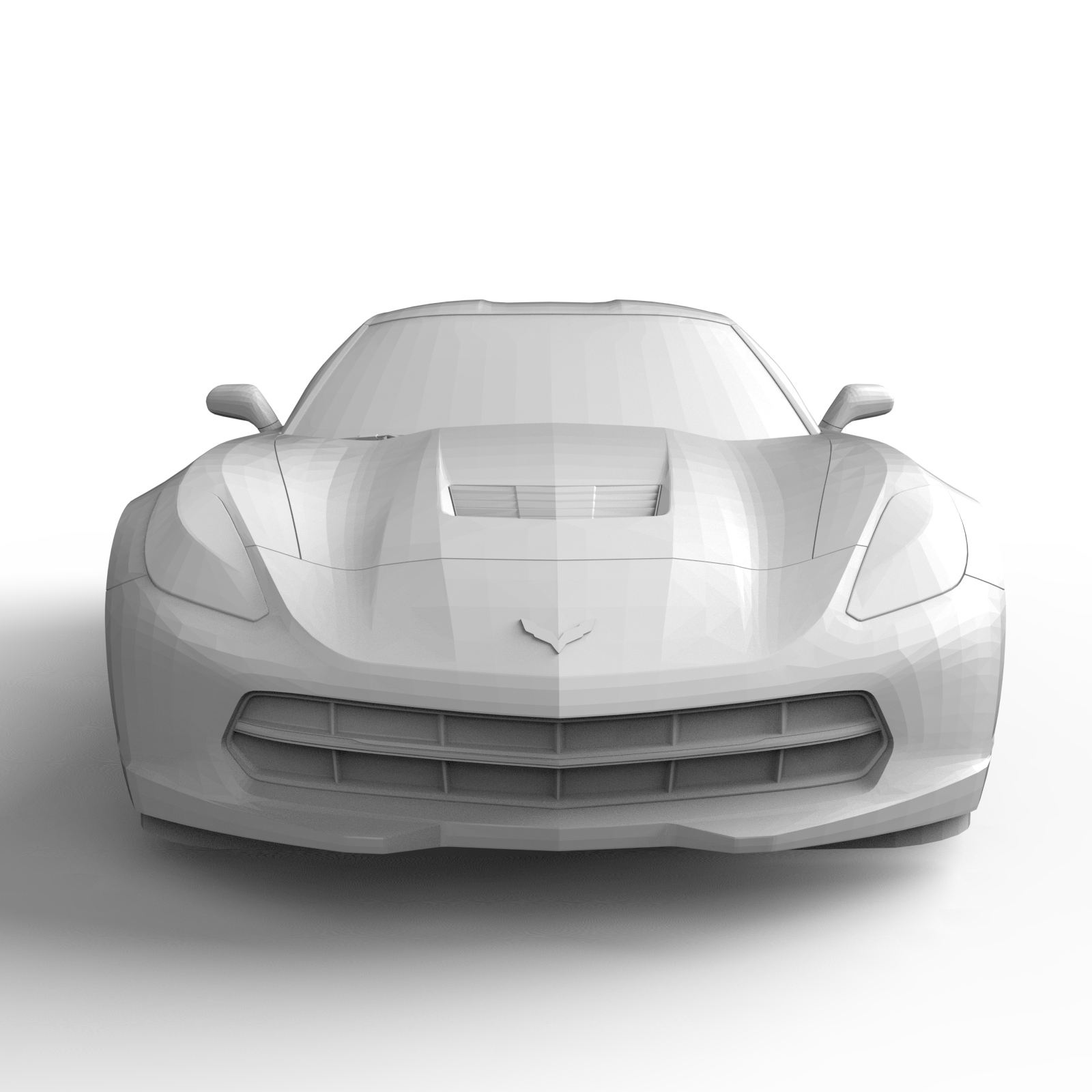 🚗 CAR (Corvette)・ STL File for ・Cults