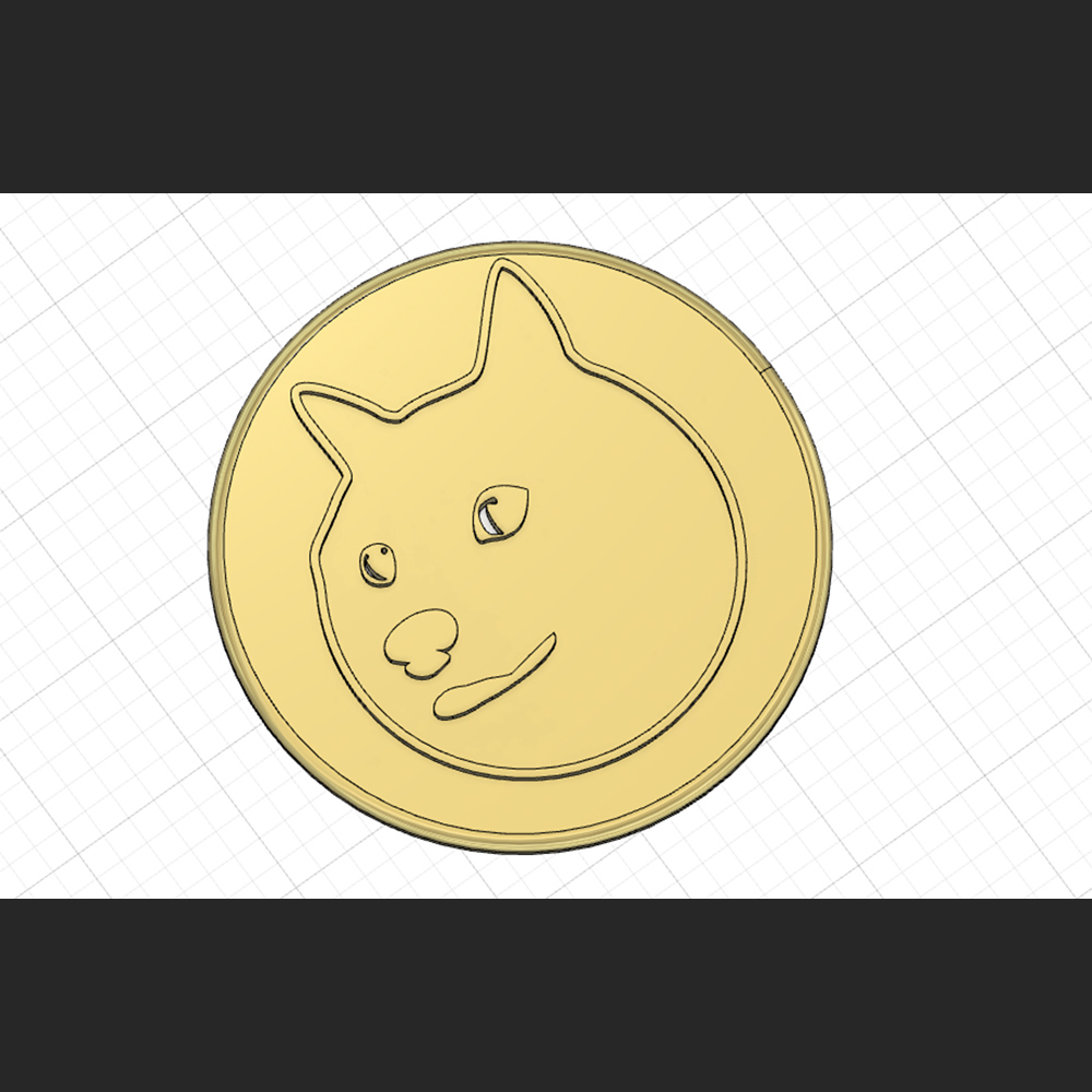 Archivo STL Doge COIN 🪙 ・Modelo para descargar e imprimir en 3D・Cults