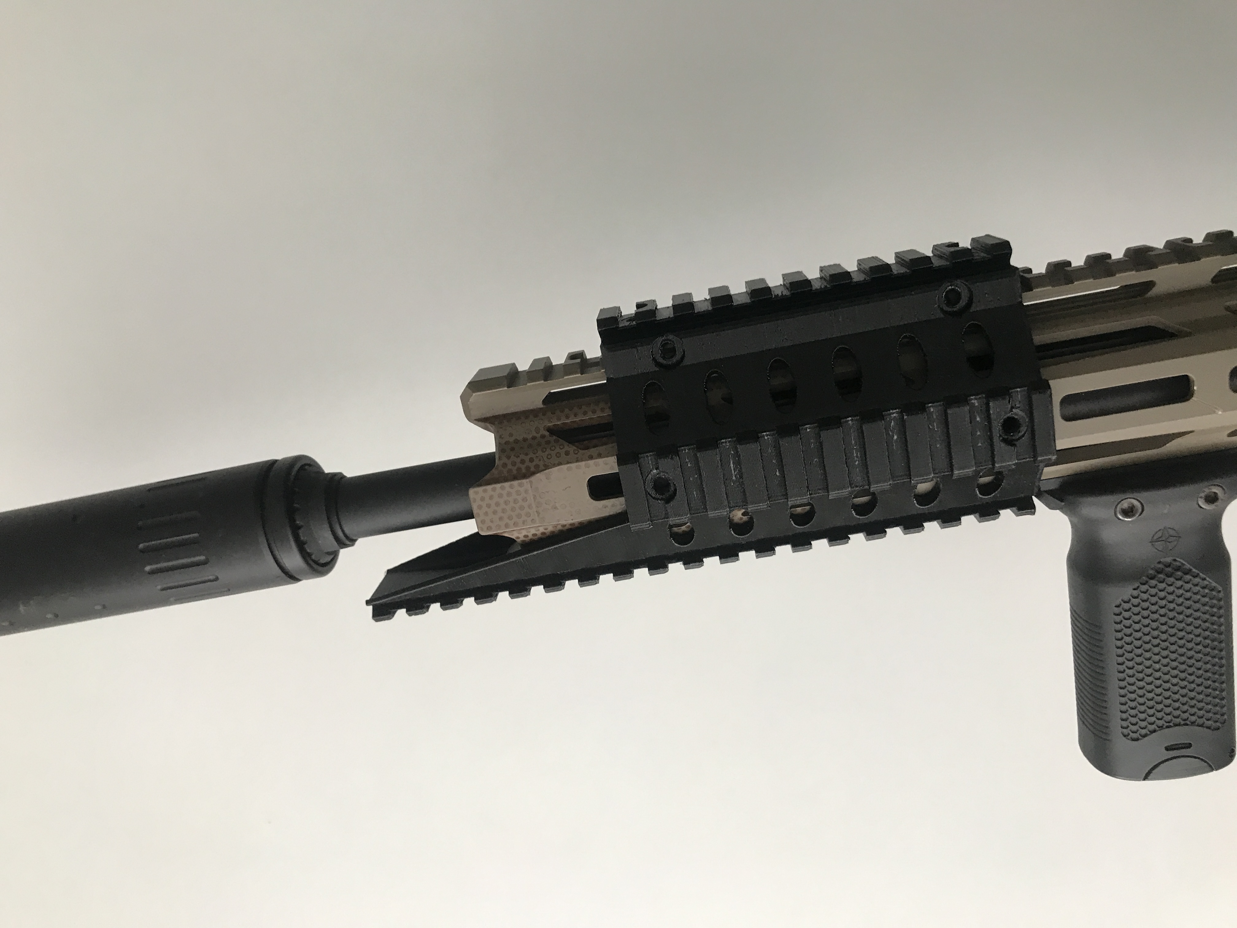 Fichier STL KRYTAC TRIDENT MK2 AIRSOFT PICATINNY MULTI RAIL HOLDER LONG ...