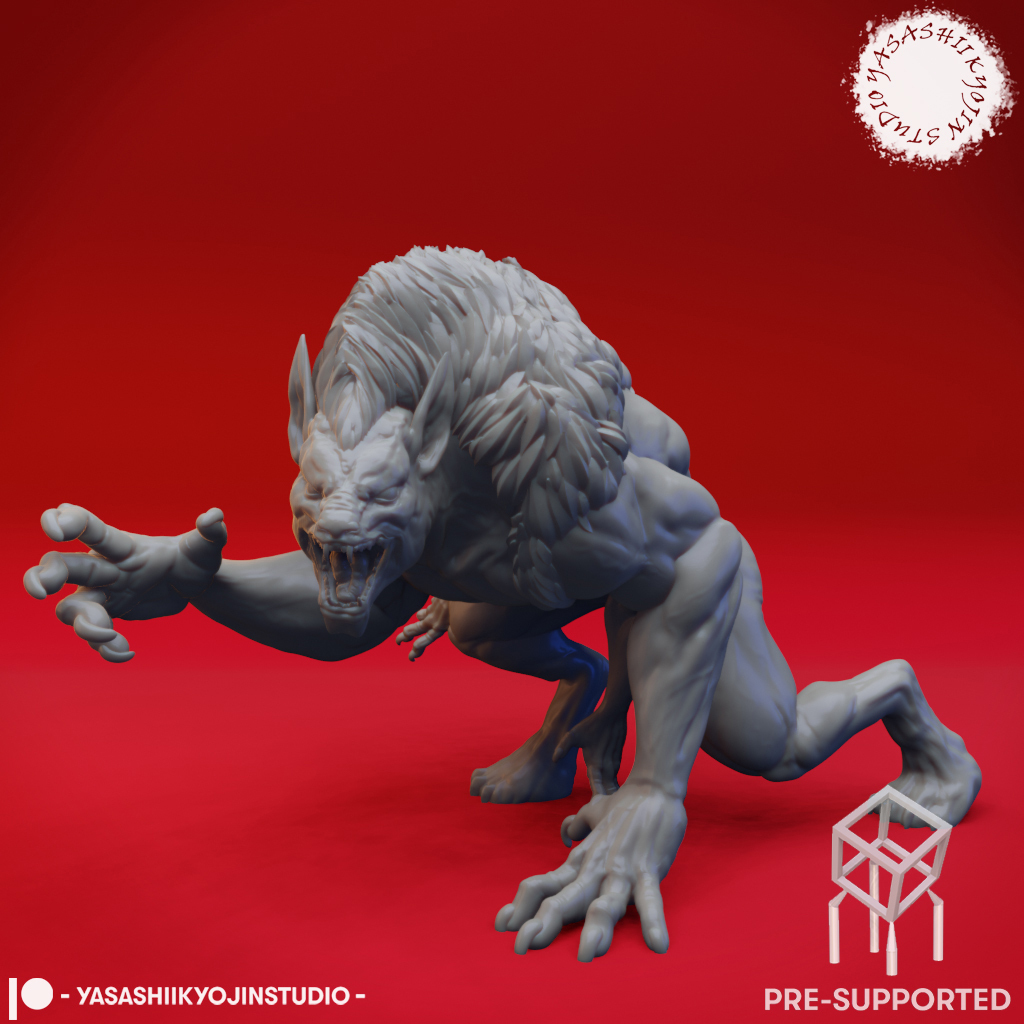 🎲 Draegloth - Tabletop MIniature (Pre-Supported)・ STL File for ・Cults