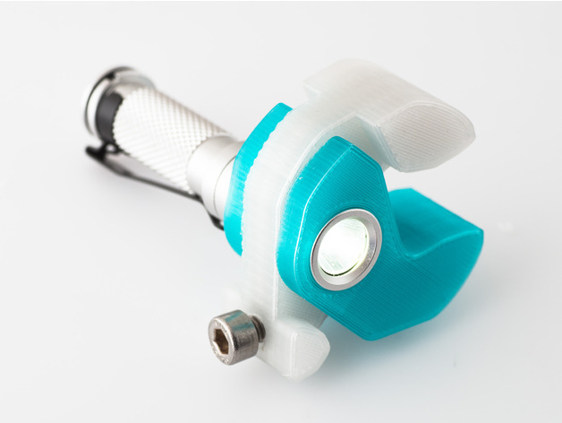 Free STL file Flashlight clamp 🔦 ・3D print object to download・Cults