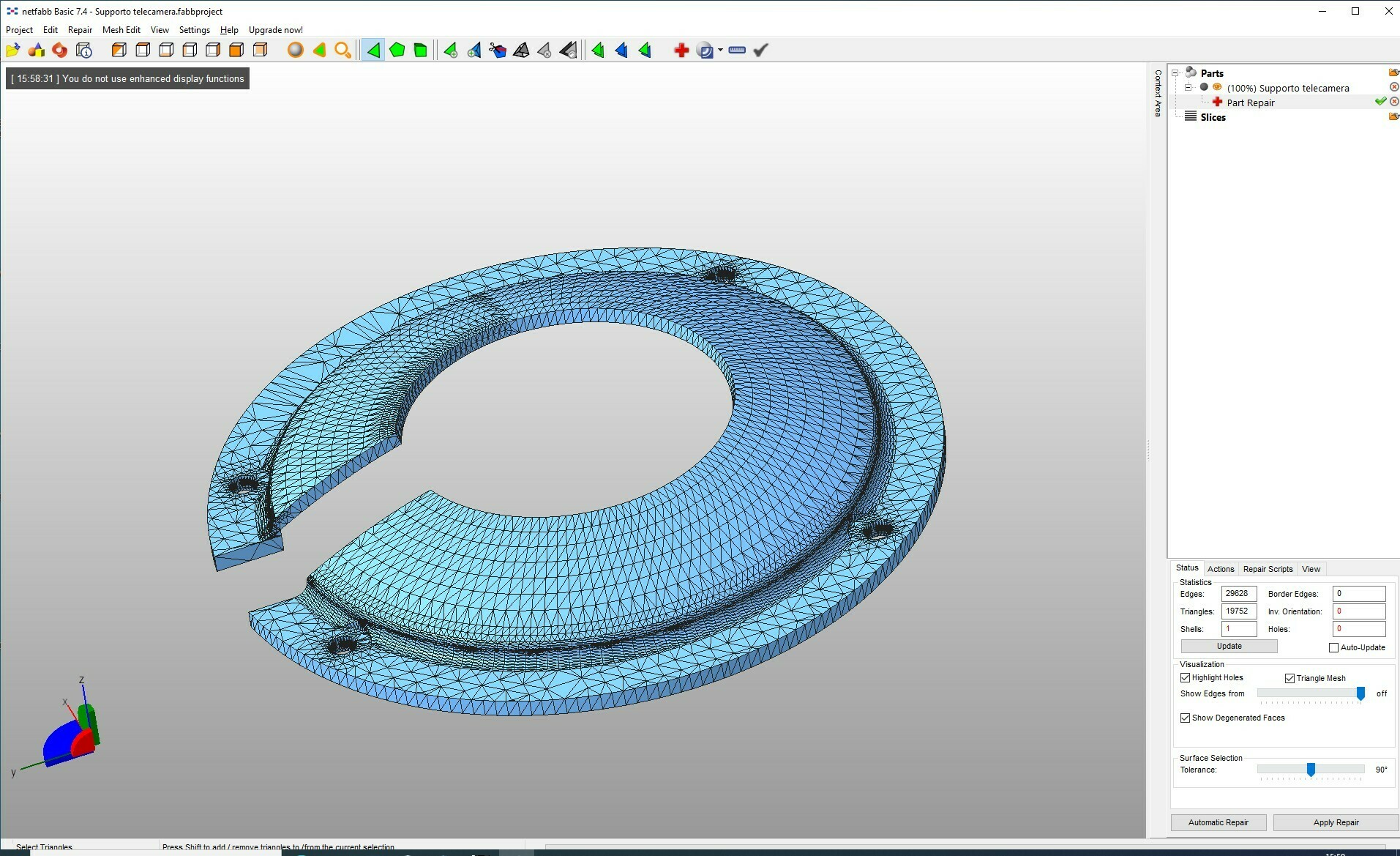STL file Victure PC420 camera ceiling support 📷 ・3D printer design to ...