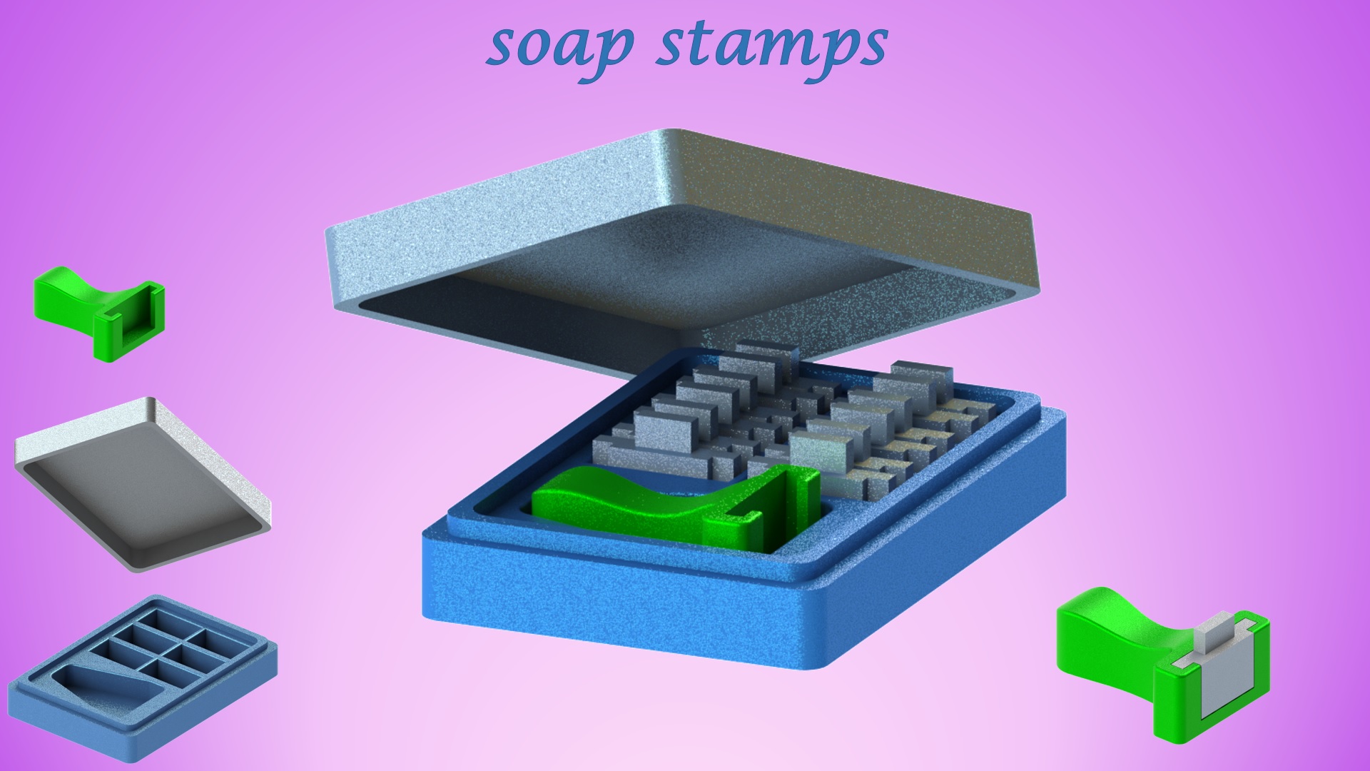 Archivo STL Soap stamps 🧼 ・Plan de impresión en 3D para descargar・Cults