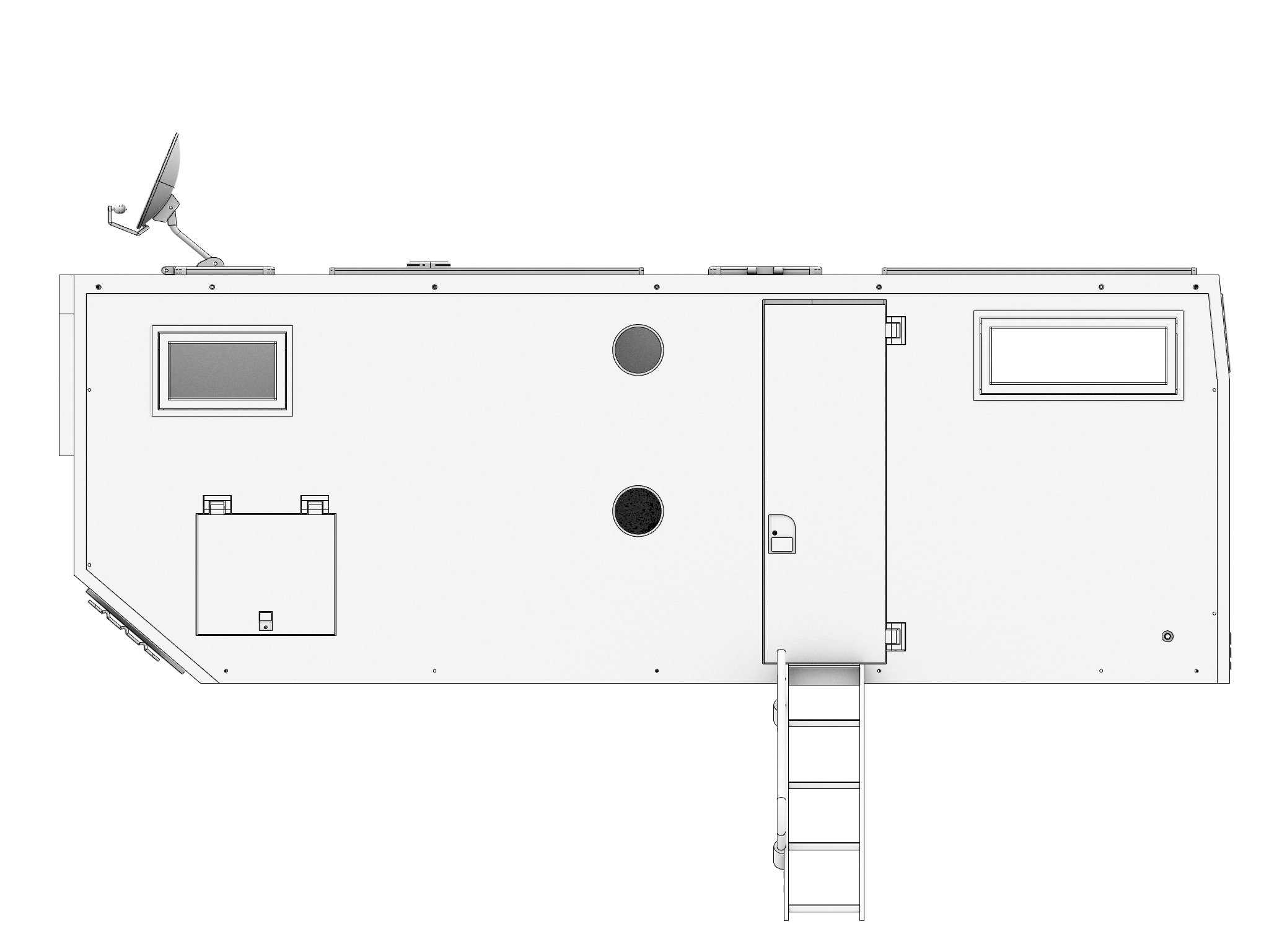 STL file camper model box for RC truck fully 3d printable STL 3D print ...