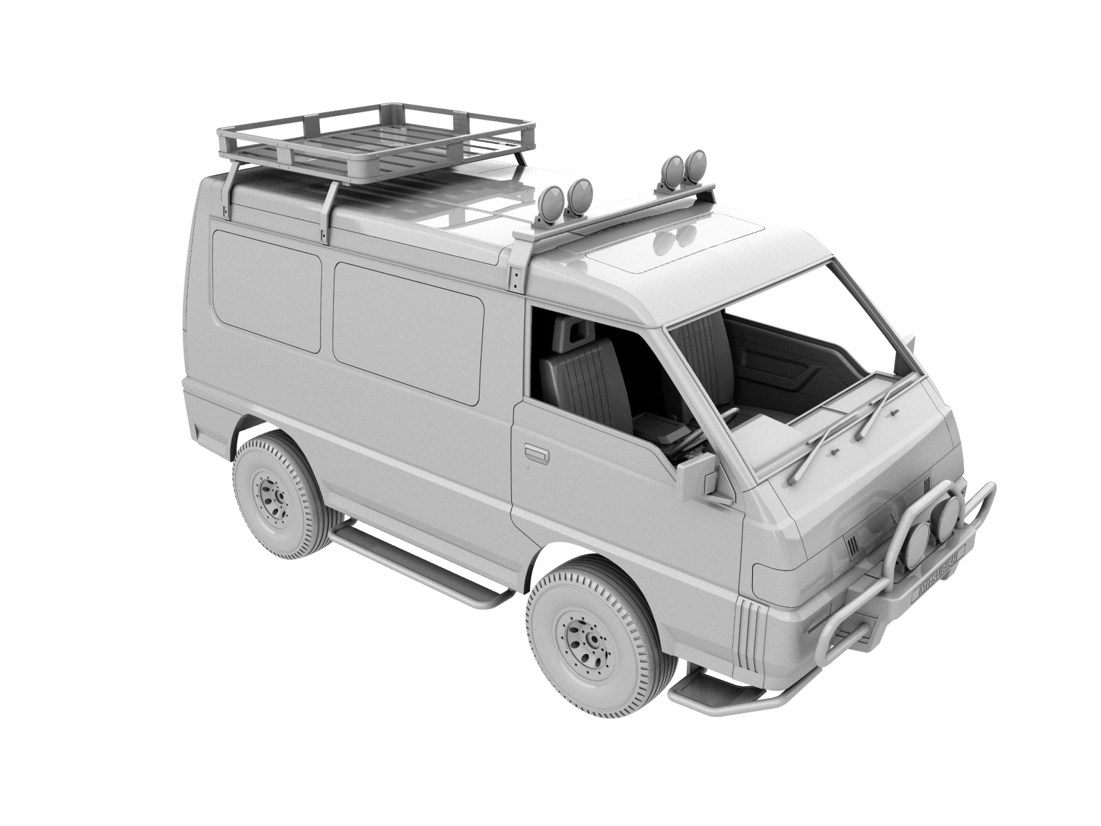 ⭐ Mitsubishi delica star wagon modelo de impresión 3d para TRX4・Archivo ...