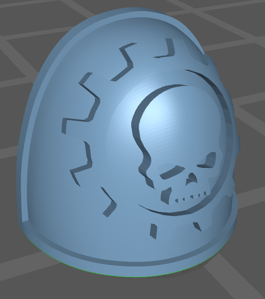 Free STL file Primaris Shoulder Skull + Cog 💀 ・Object to download and ...