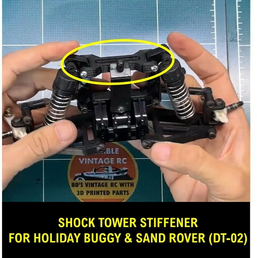 🏎️ Shock Tower Stiffener for Tamiya Holiday Buggy & Sand Rover・Free STL ...